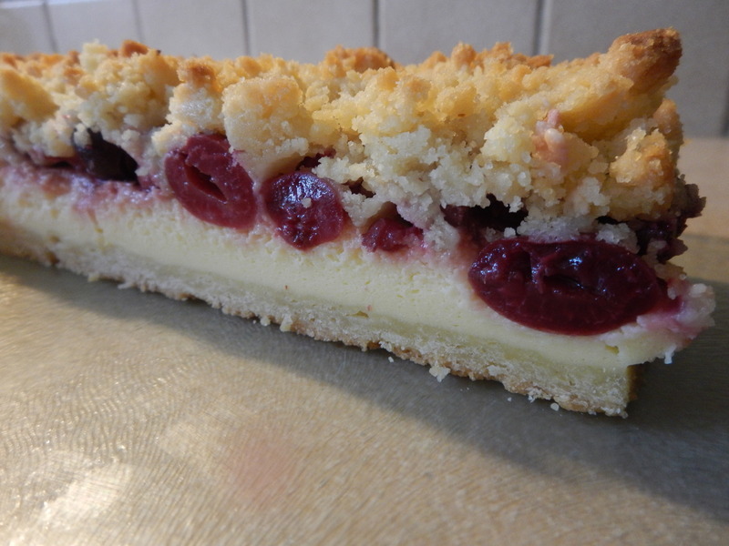 Carré fromager aux cerises